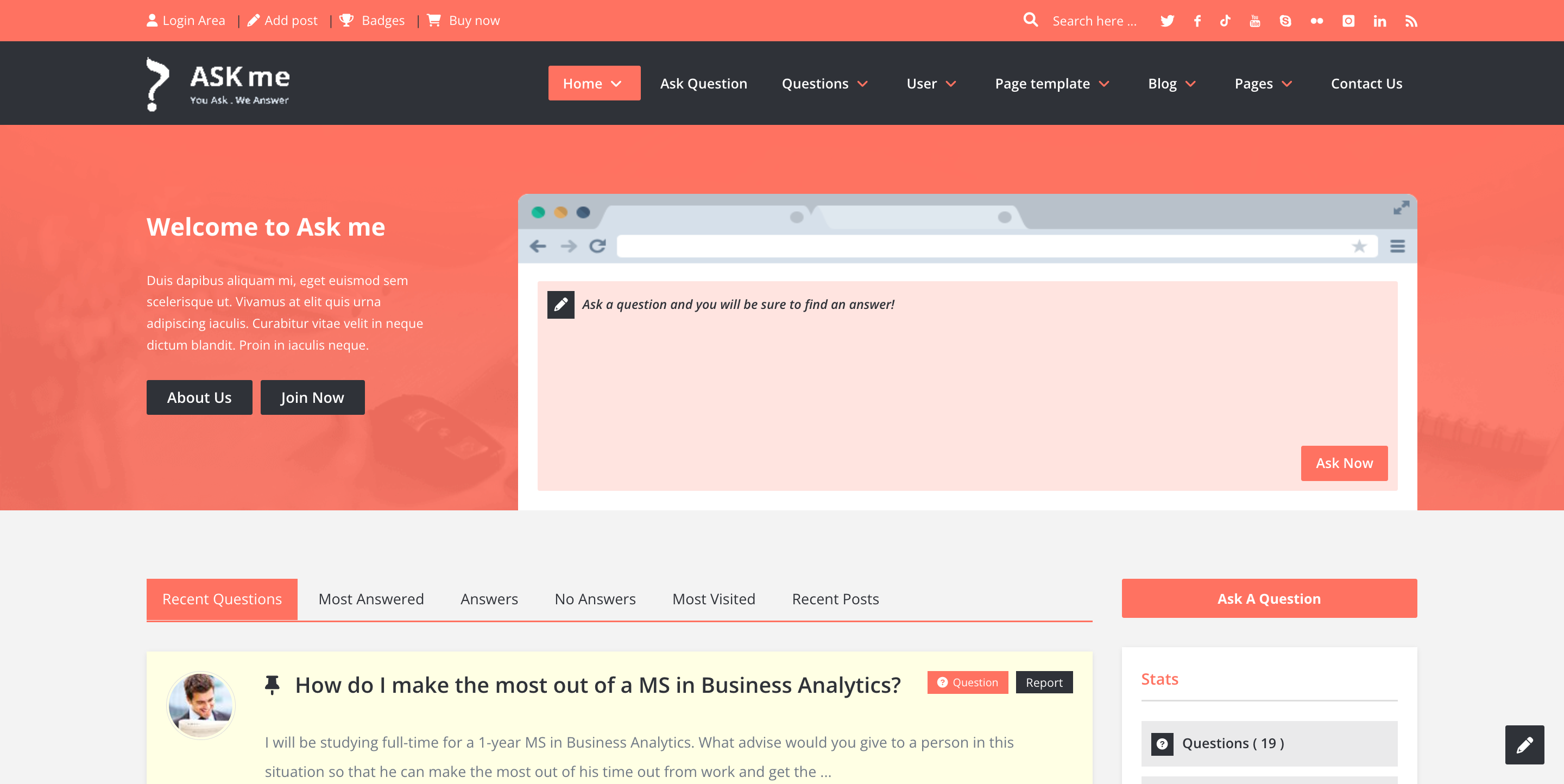 20+ Best Question and Answer WordPress Themes in 2024